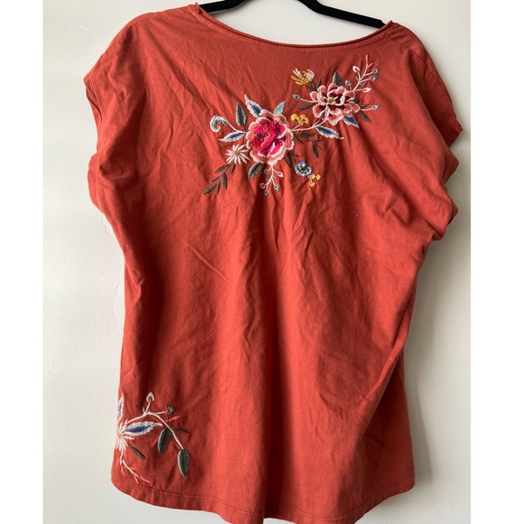 Johnny Was | Tops | Johnny Was Assa Cap Sleeve Floral Tee Shirt | Poshmark